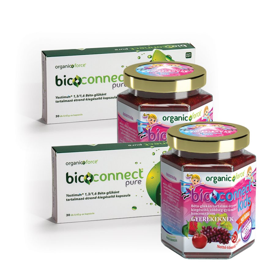Bioconnect családi csomag: 2 üveg Bioconnect Kids Szuperlekvár + 2 ...